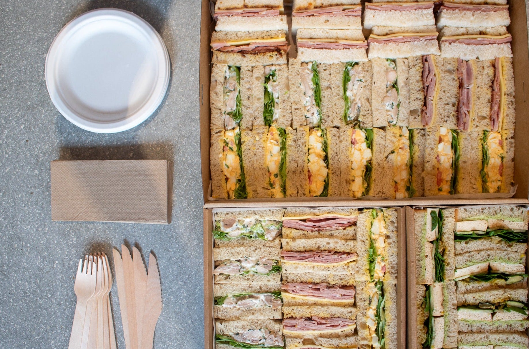 Daily Bread Catering –– Mixed sandwich box